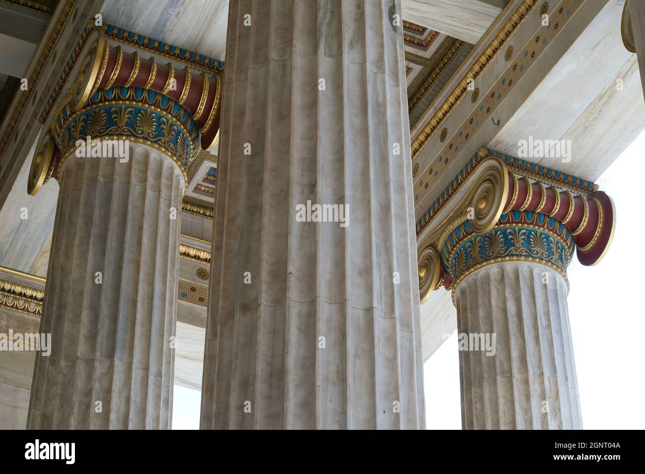 magnificent columns and elements of neoclassical architecture, Academy ...