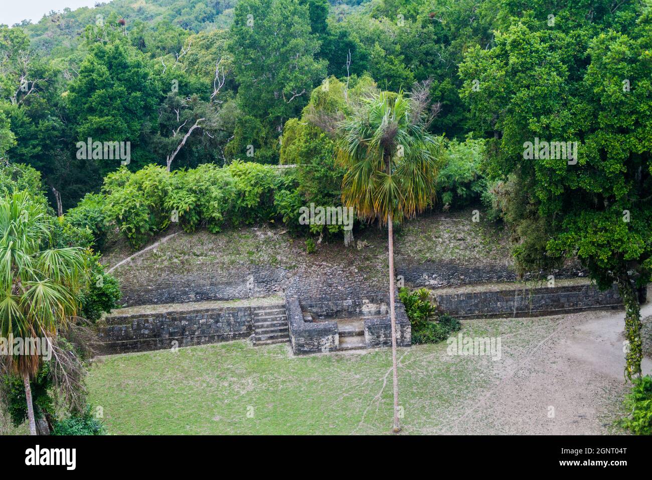 Aerial view of the archaeological site Yaxha, Guatemala Stock Photo - Alamy