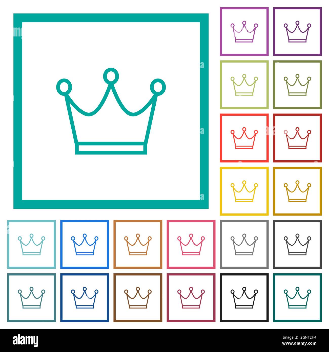 Rectangular crown Cut Out Stock Images & Pictures - Alamy