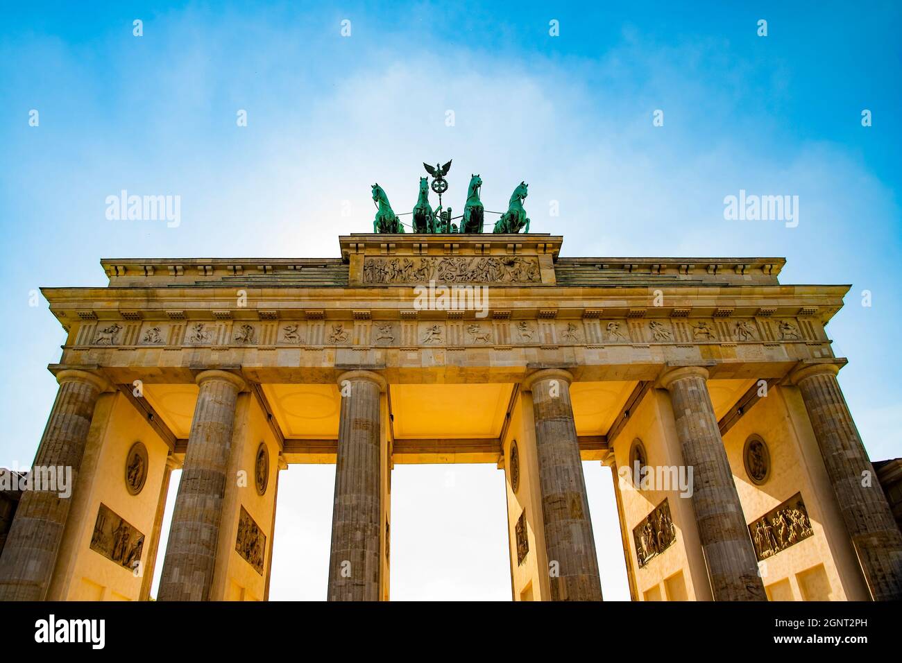 The Brandenburg Gate is an 18th-century neoclassical monument in Berlin ...