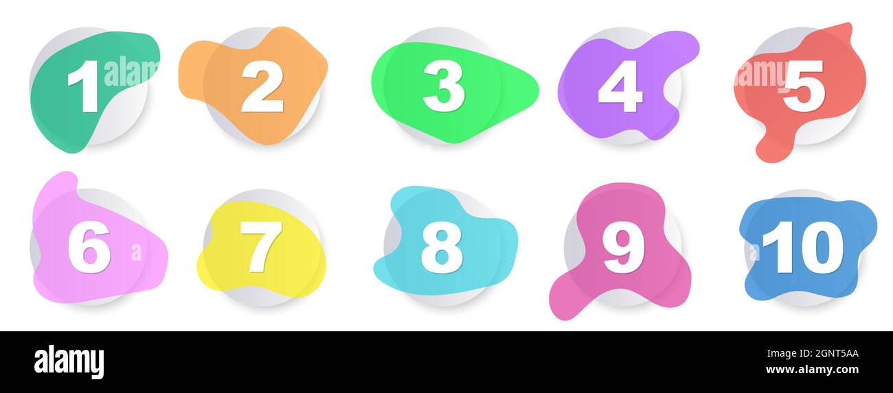 Abstract number bullet points hi-res stock photography and images - Alamy