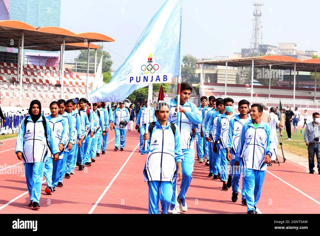 View of opening ceremony of Inter-Provincial Under-16 and Boys and ...
