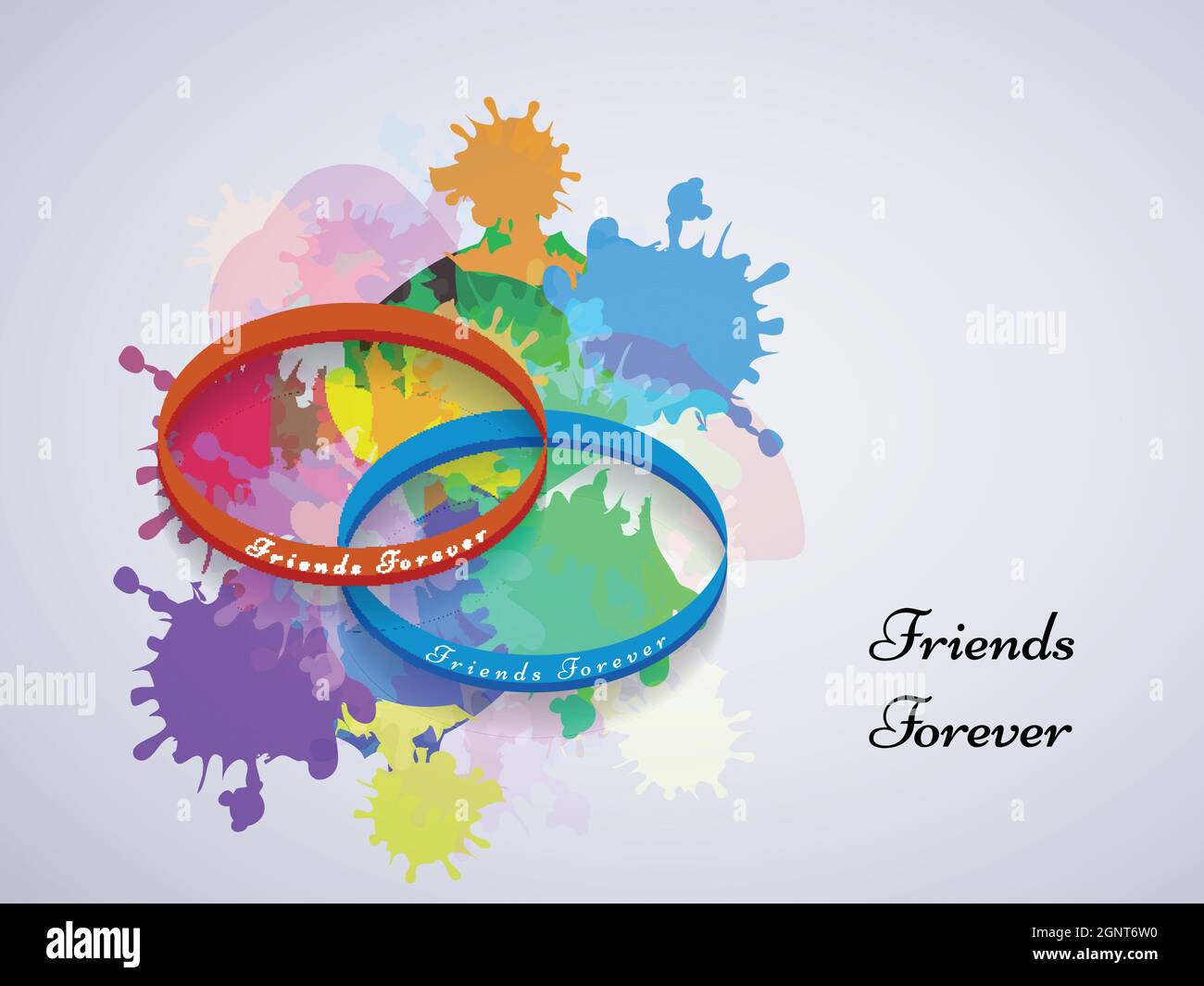 Friendship Day background Stock Vector Image & Art - Alamy
