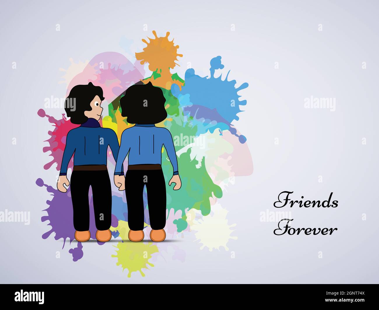 Friendship Day background Stock Vector Image & Art - Alamy