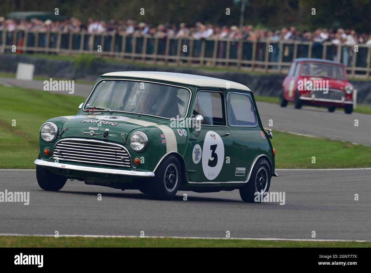 David Brabham, Martin Overington, Morris Mini Cooper S, John Whitmore ...
