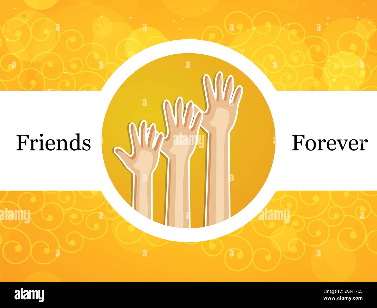 Friendship Day background Stock Vector Image & Art - Alamy