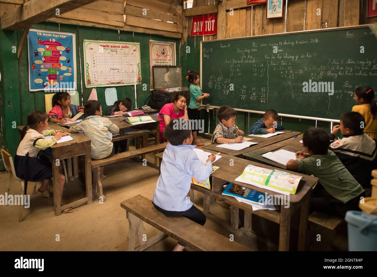 Vietnamese Children In School