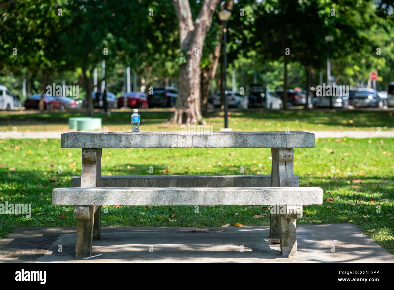 Out on bench bottle hi-res stock photography and images - Alamy