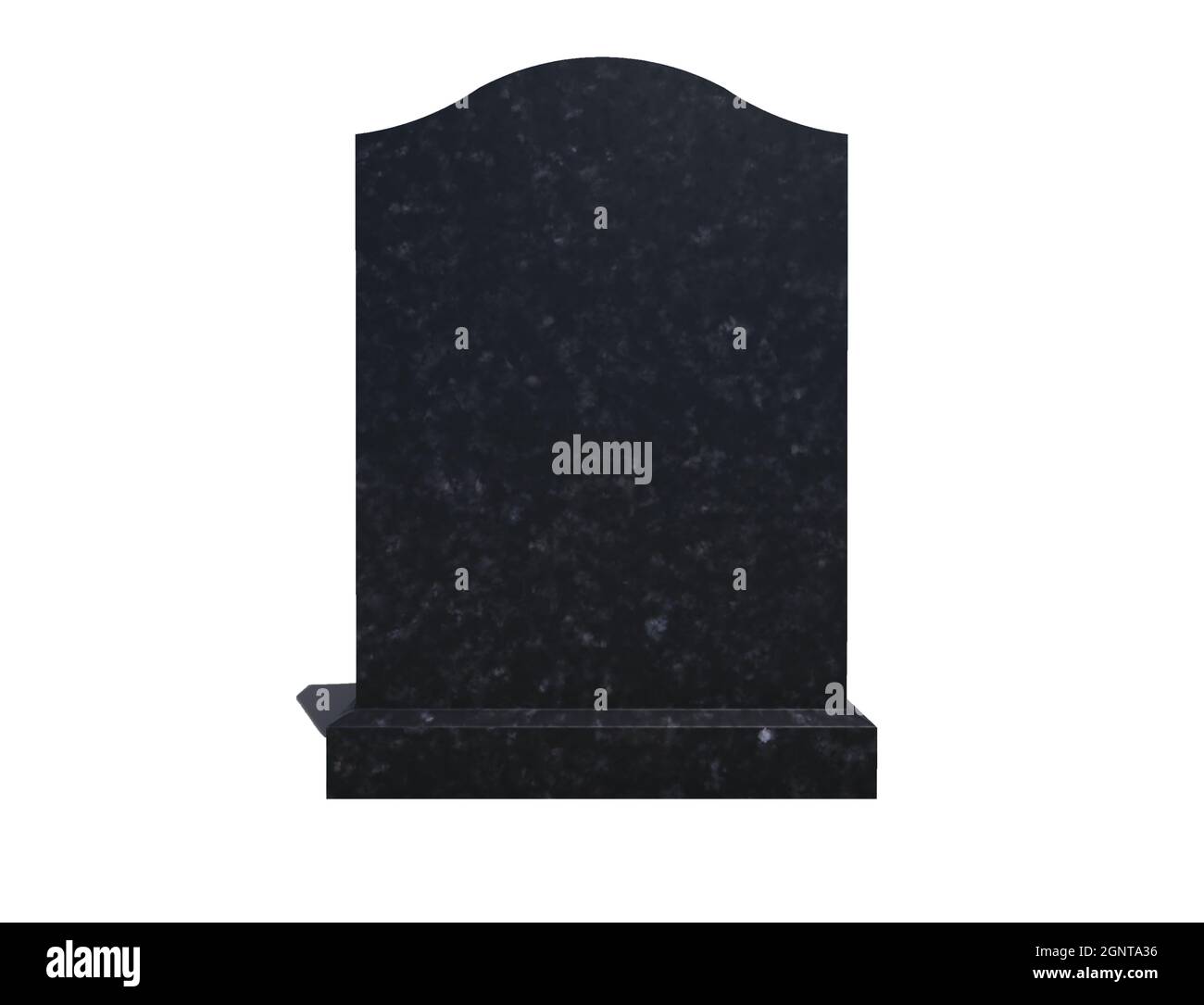 Blank gravestone isolated on white background, 3D rendering Stock Photo ...