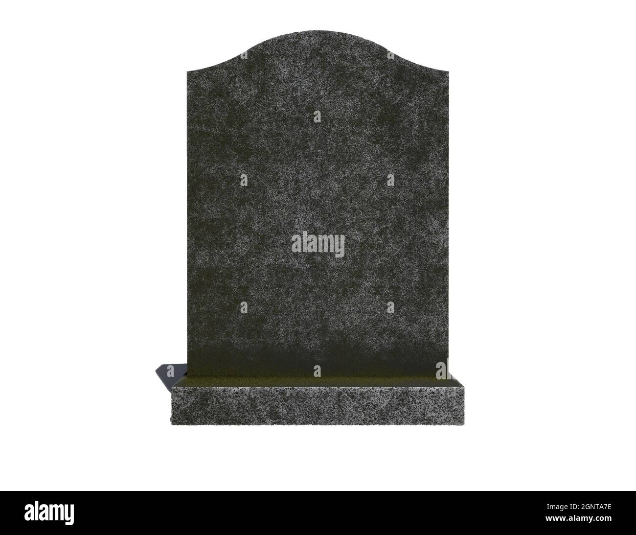 Blank gravestone isolated on white background, 3D rendering Stock Photo ...