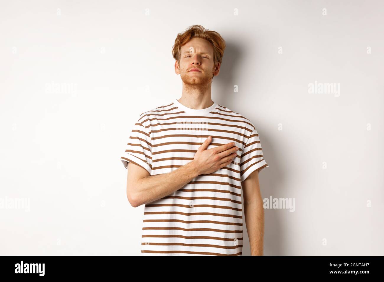 Hand over heart gratitude hi-res stock photography and images - Alamy