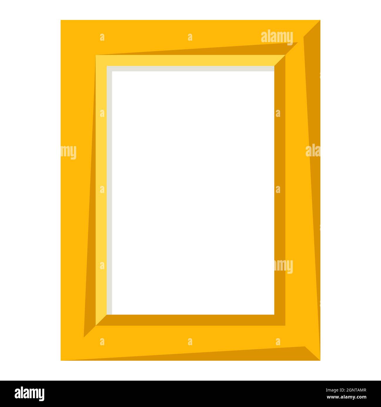 Stylized illustration of picture frame. Image for design or decoration ...
