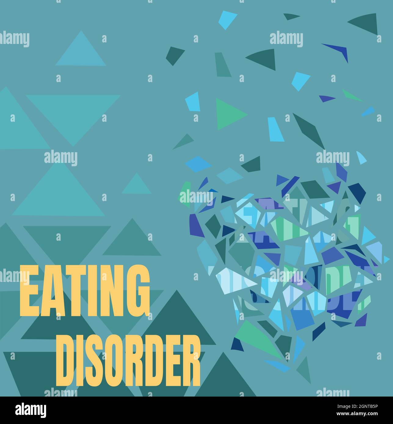 Hand writing sign Eating Disorder. Conceptual photo illnesses that are ...