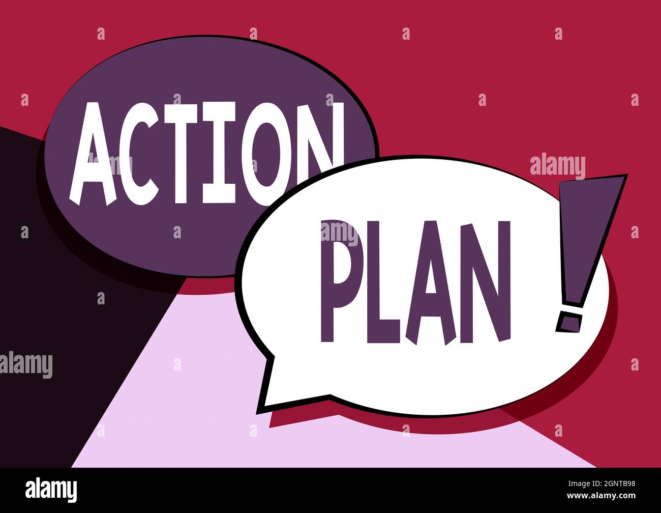 Conceptual caption Action Plan. Word for proposed strategy or course of ...