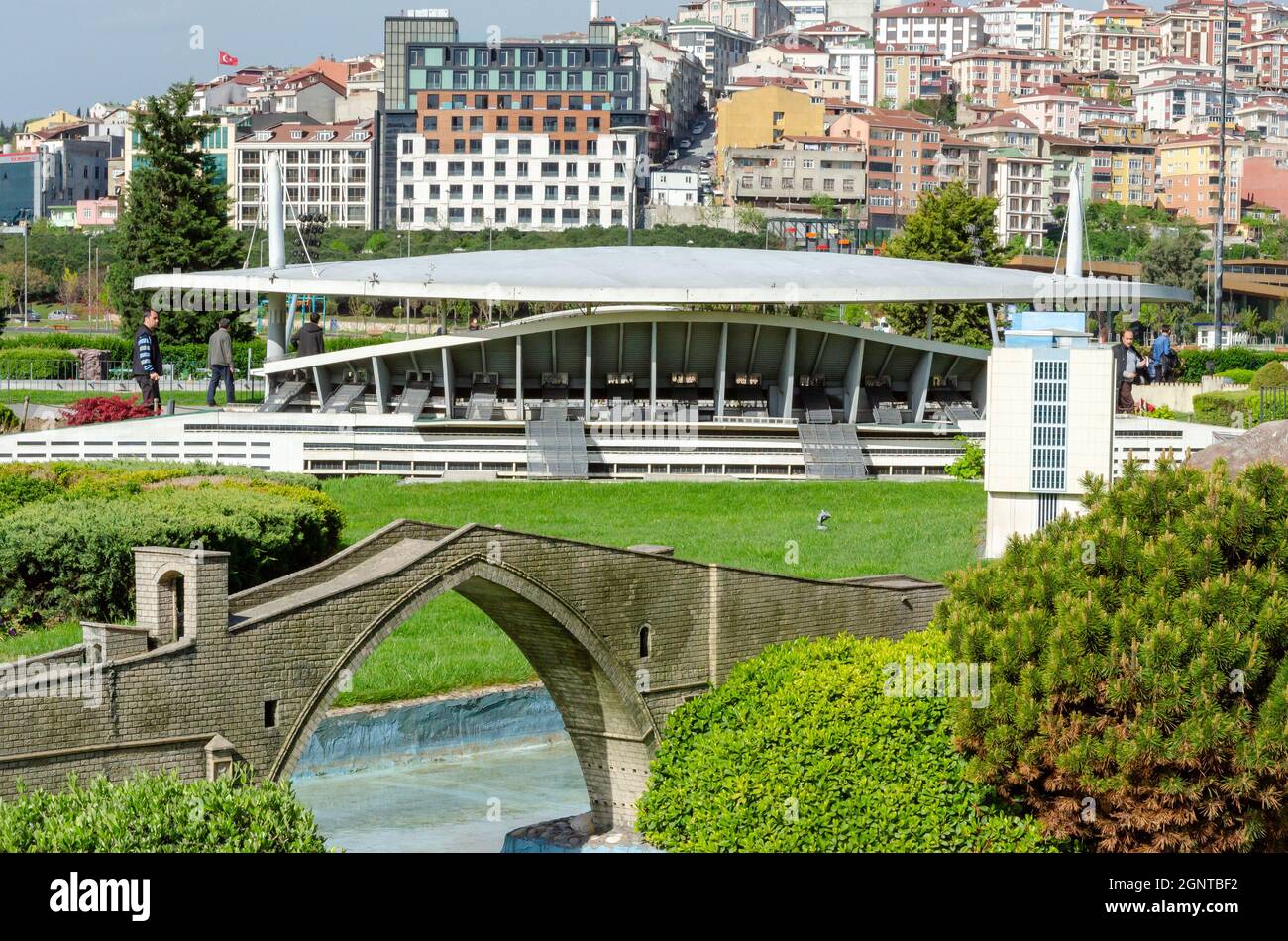 Miniature park situated at the north-eastern shore of Golden Horn in ...