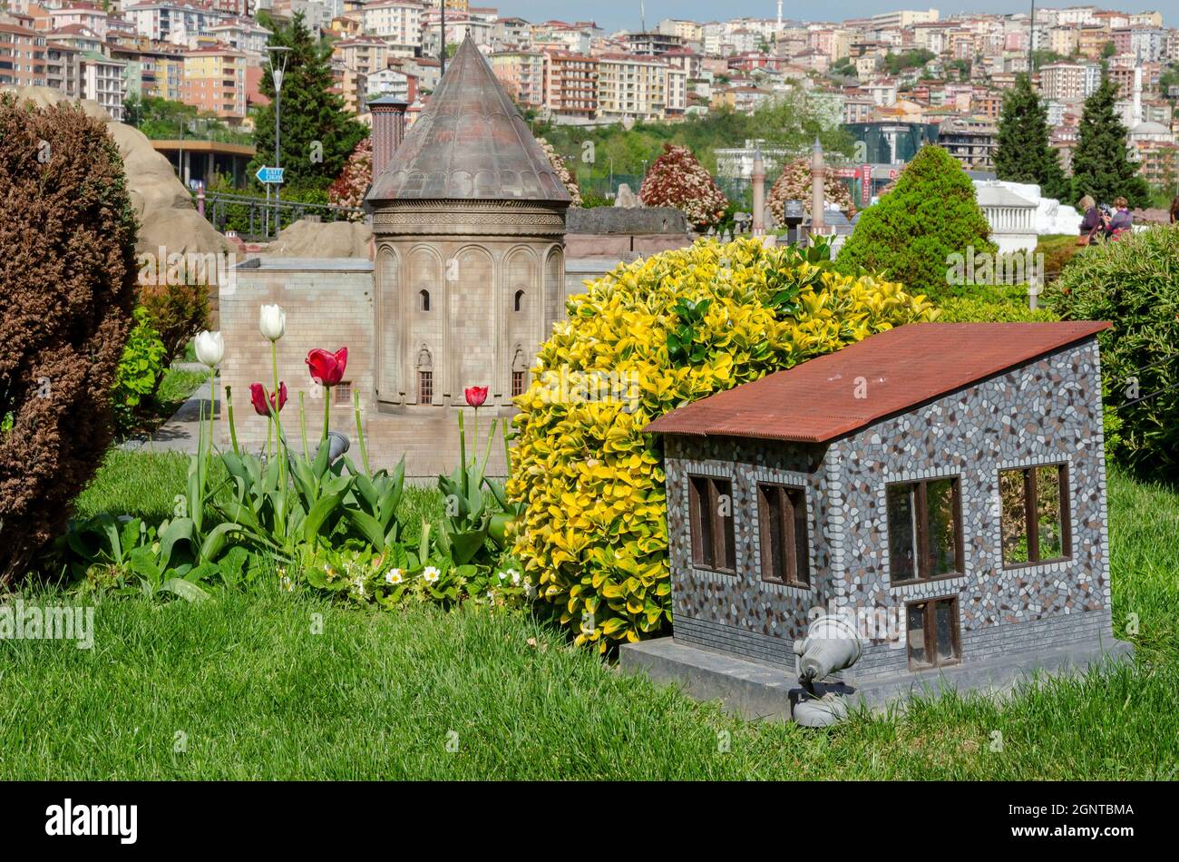 Miniature park situated at the north-eastern shore of Golden Horn in ...