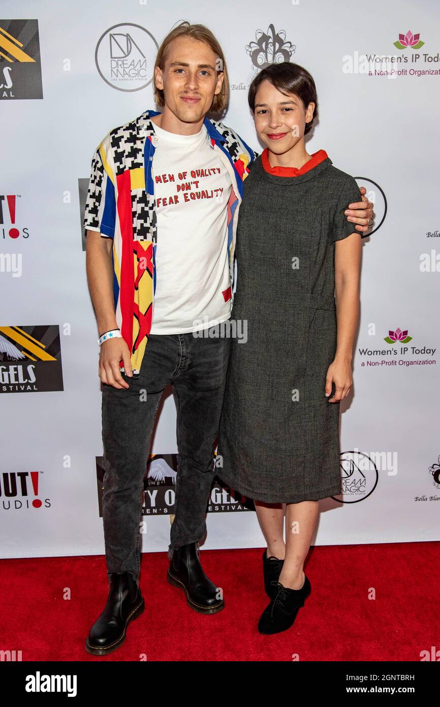 Devin Brochu, Janae Rachel Ballot attend 2nd Annual City of Angels ...