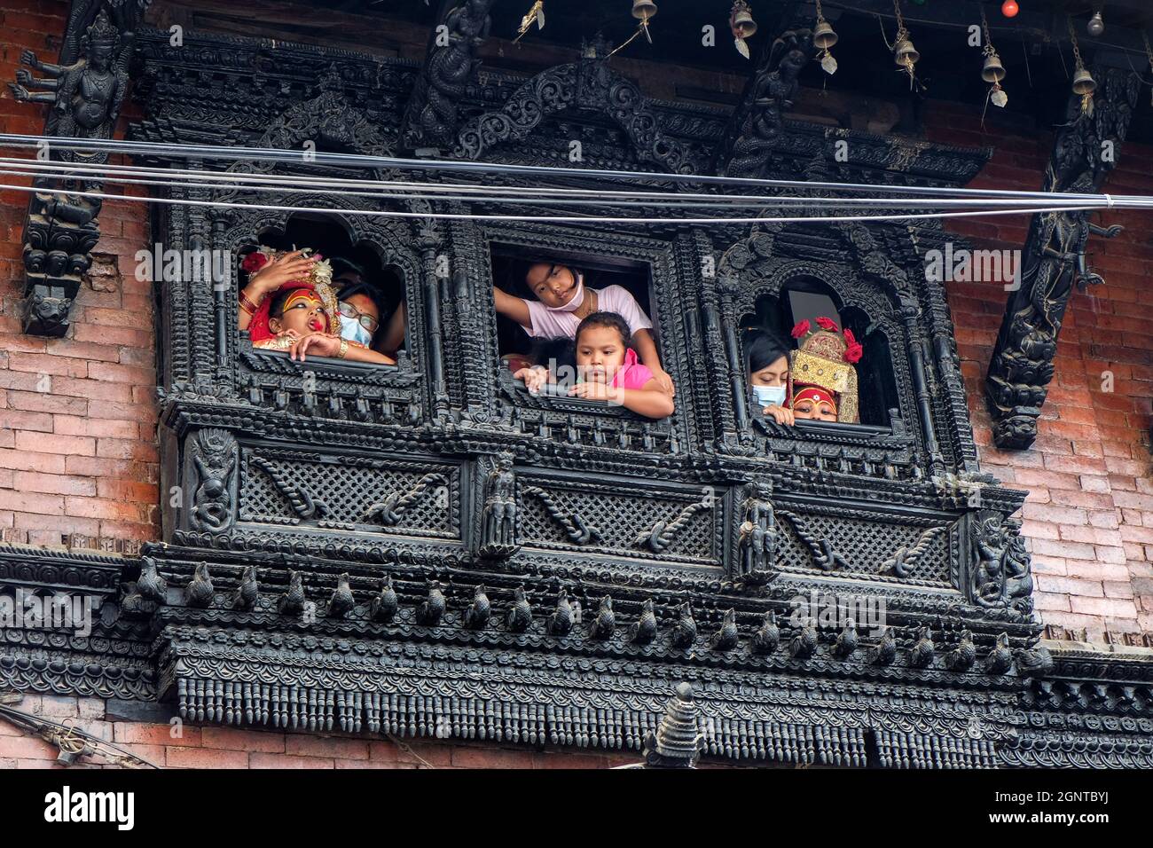 Living goddess kumari hi-res stock photography and images - Alamy