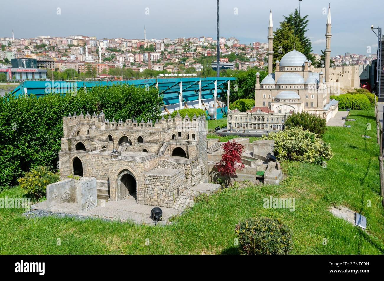 Miniature park situated at the north-eastern shore of Golden Horn in ...