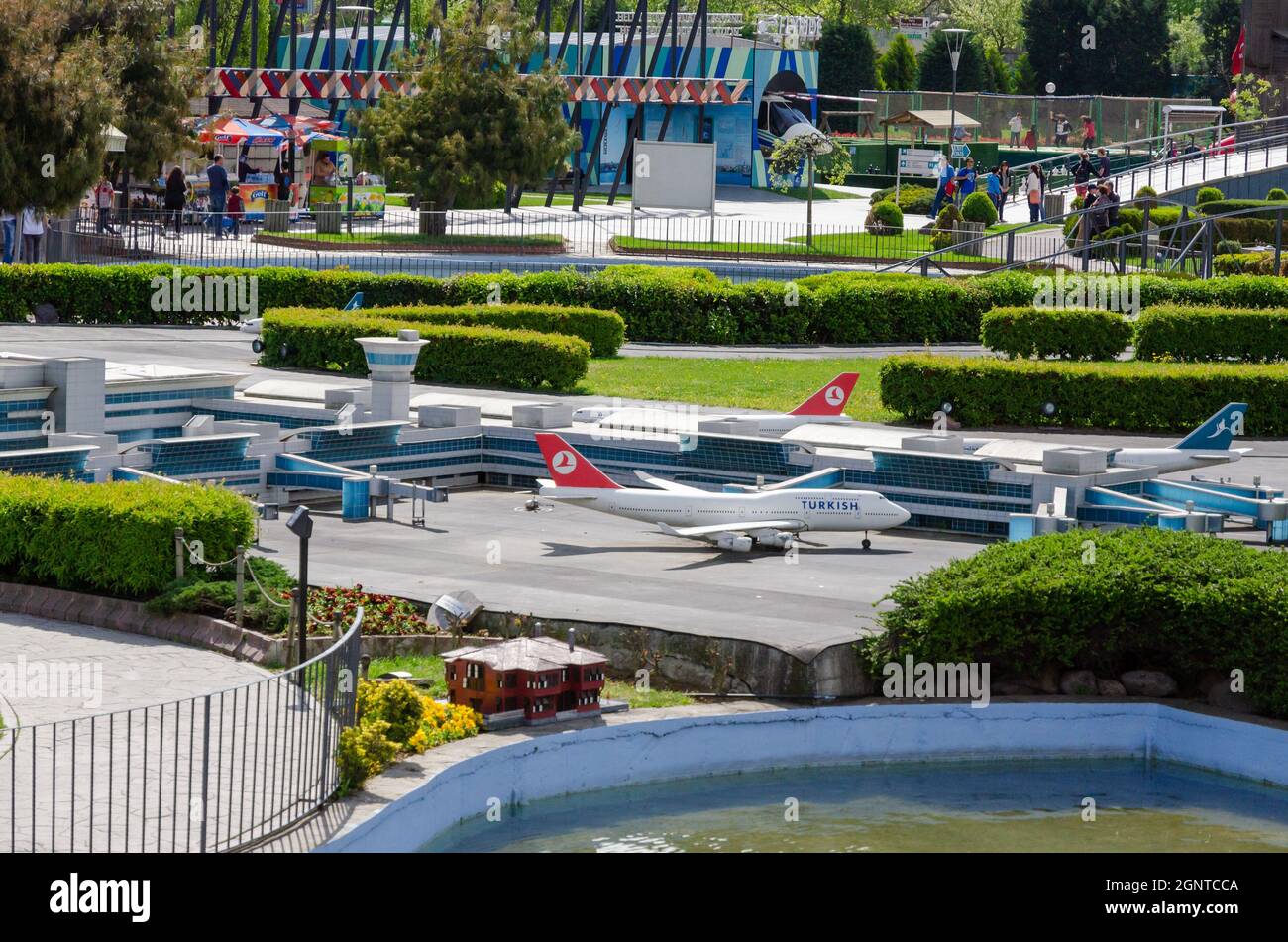 Miniaturk park in istanbul, the largest miniature park in the world.A ...