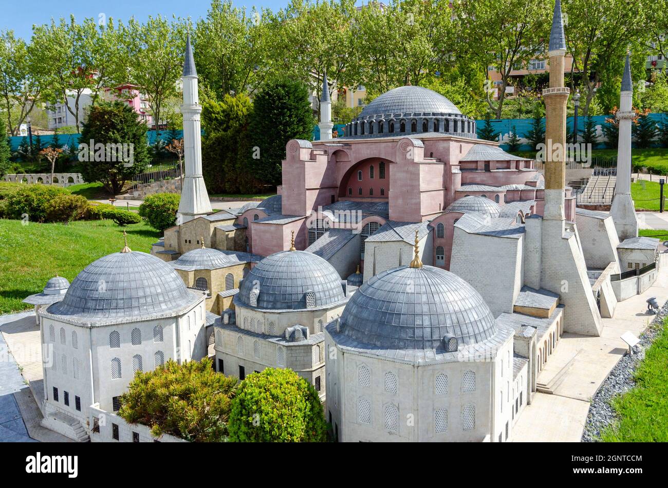Miniaturk park in istanbul, the largest miniature park in the world.A ...