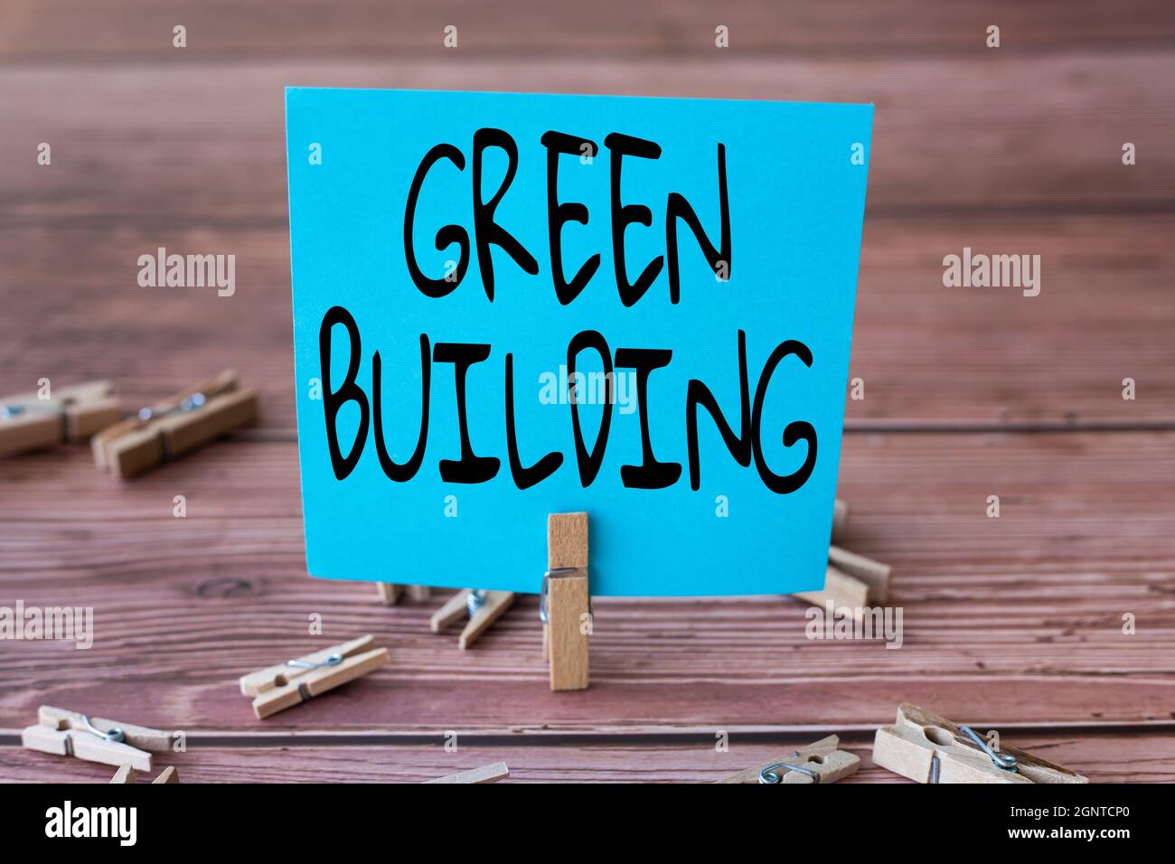 Handwriting text Green Building. Internet Concept A structure that is ...