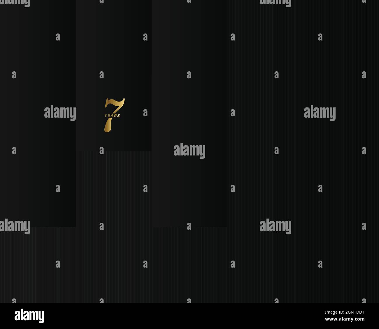 Anniversary company logo, 7 years, seven gold number, wedding ...