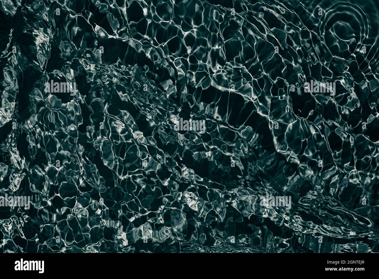 black transparent clear calm water surface texture Stock Photo - Alamy