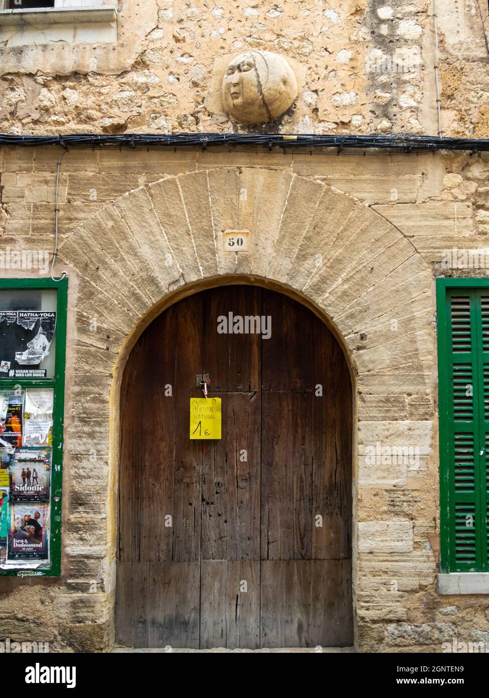The Sun and Moon house, Soller Stock Photo - Alamy