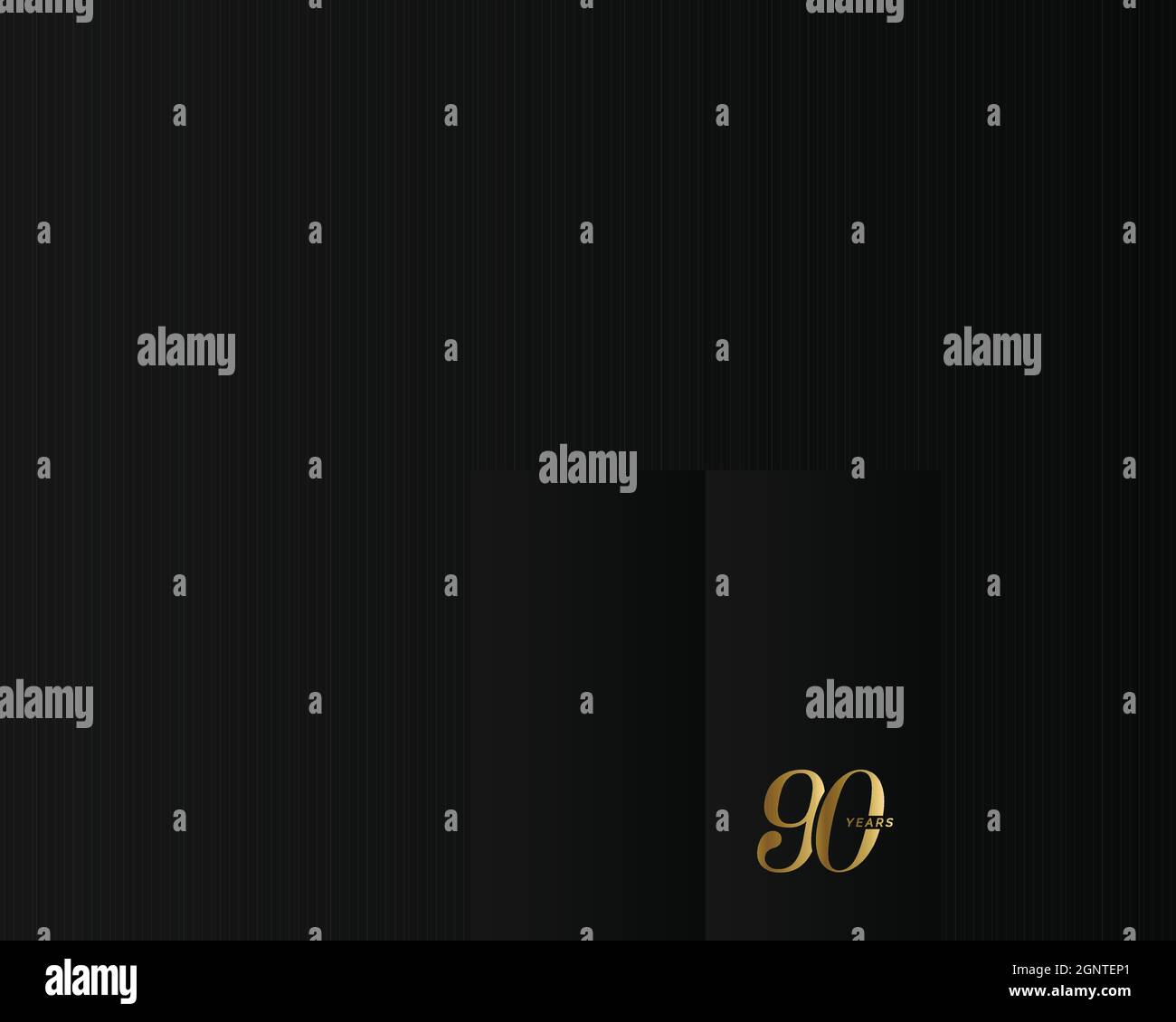 Anniversary company logo, 90 years, ninety gold number, wedding ...