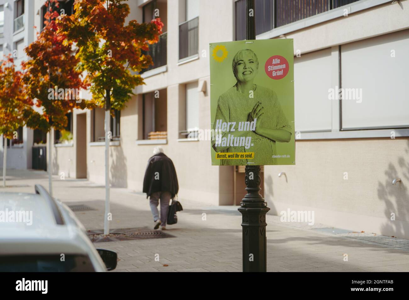 Germany election posters 2021 hi-res stock photography and images - Alamy