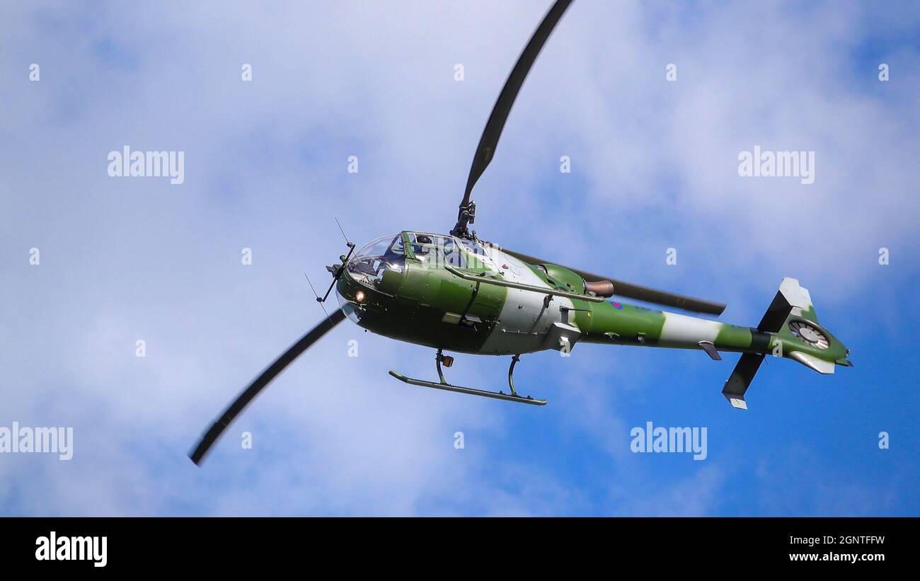 XZ334 British army (Army Air Corps AAC) 1977 helicopter aerospatiale ...
