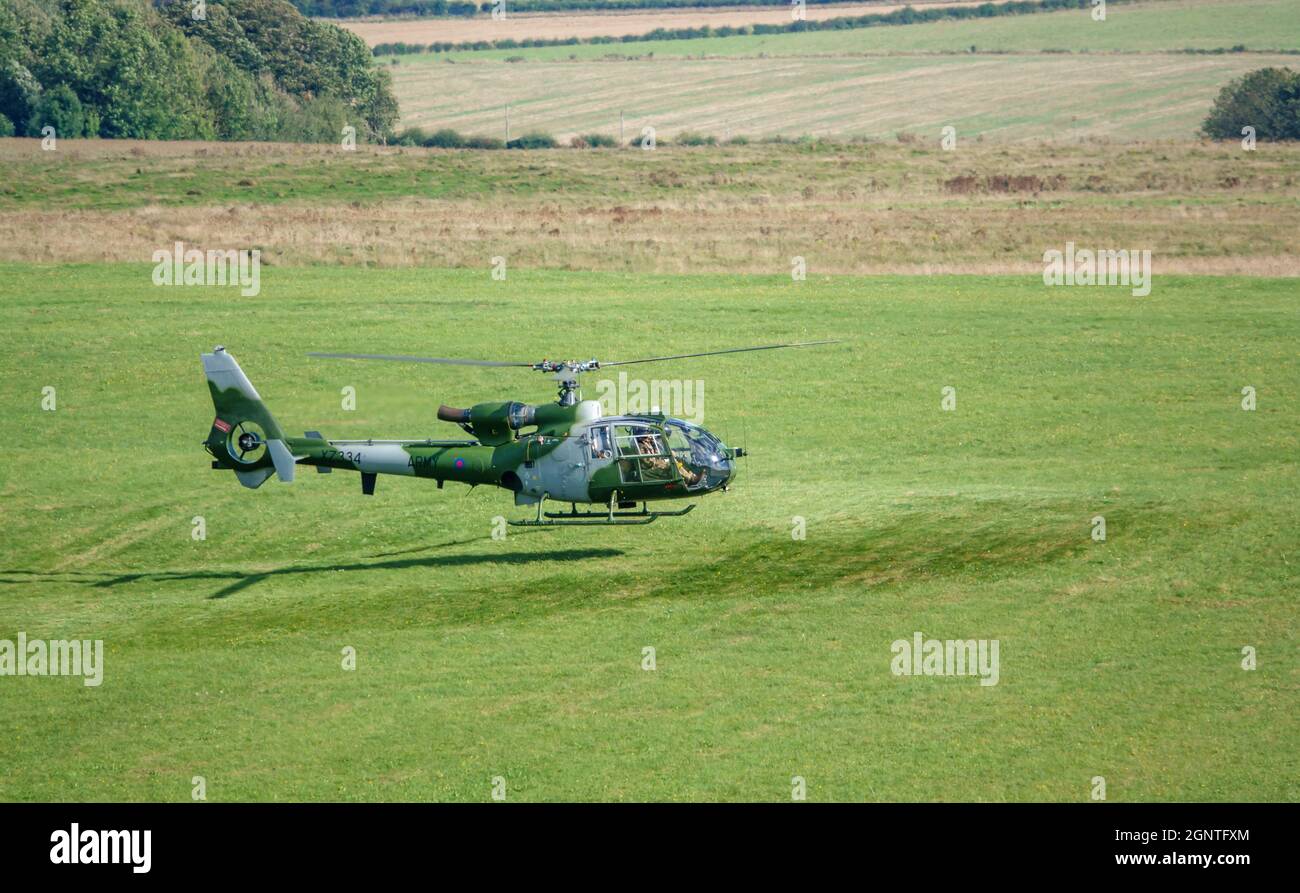 British army air corps gazelle ah 1 helicopter hi-res stock photography ...