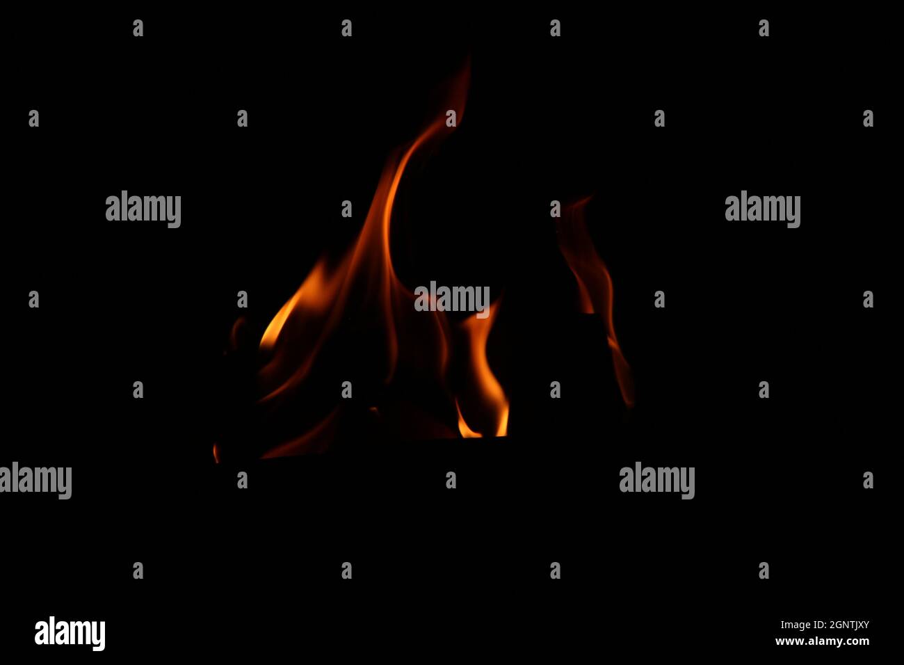 Bonfire fire and flames 8k shot of bonfire with dark background space ...