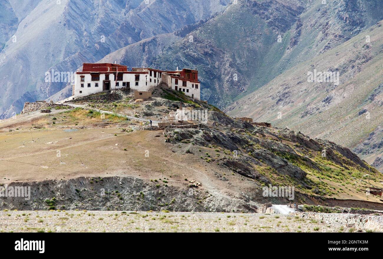 Rangdum or Ringdom buddhist monastery in Suru valley - Zanskar valley ...