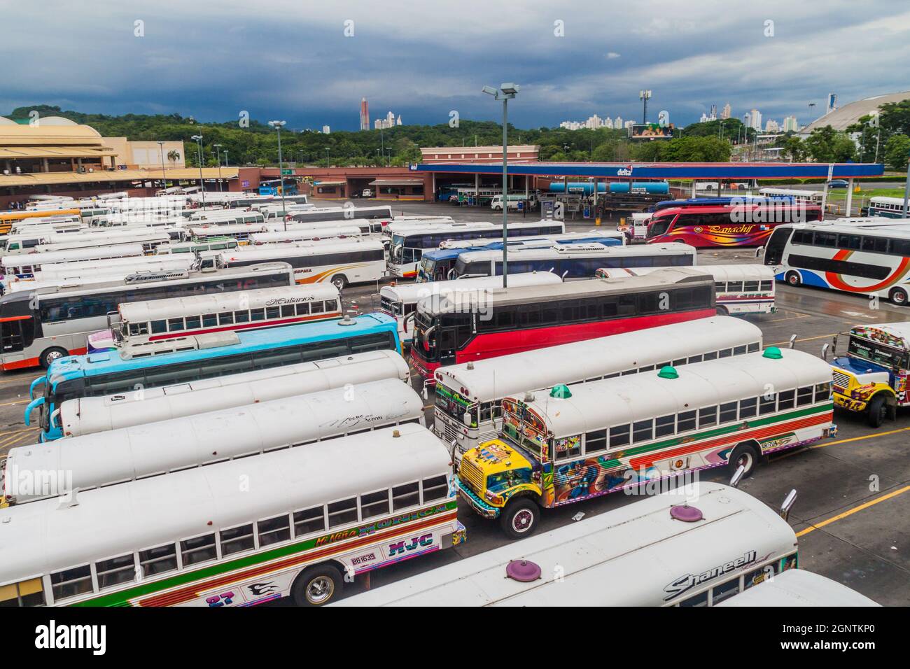 School buses row hi-res stock photography and images - Alamy