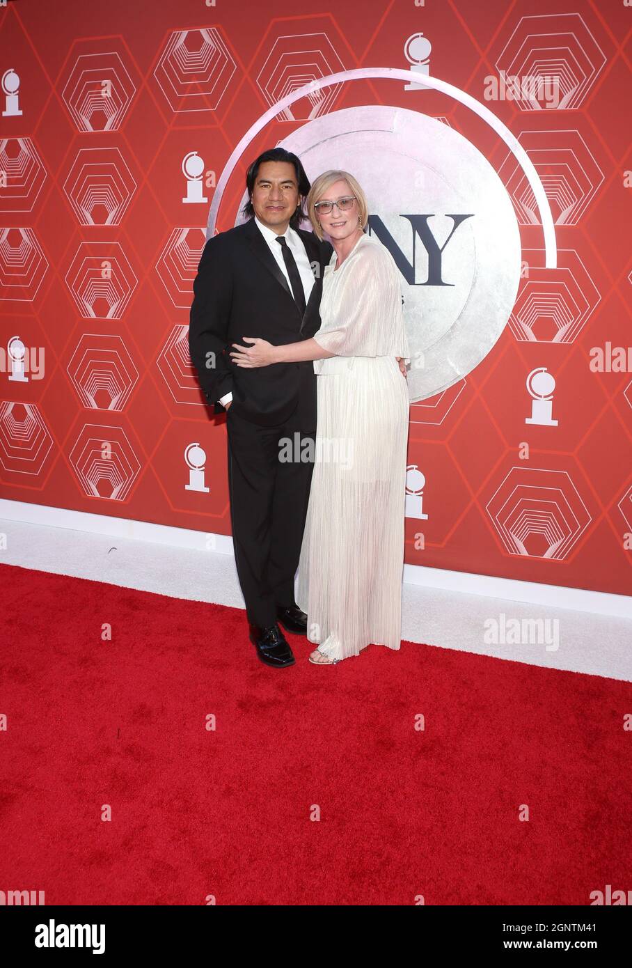 Felix Cisneros III Heather Hitchens attend the 74th Tony Awards ...