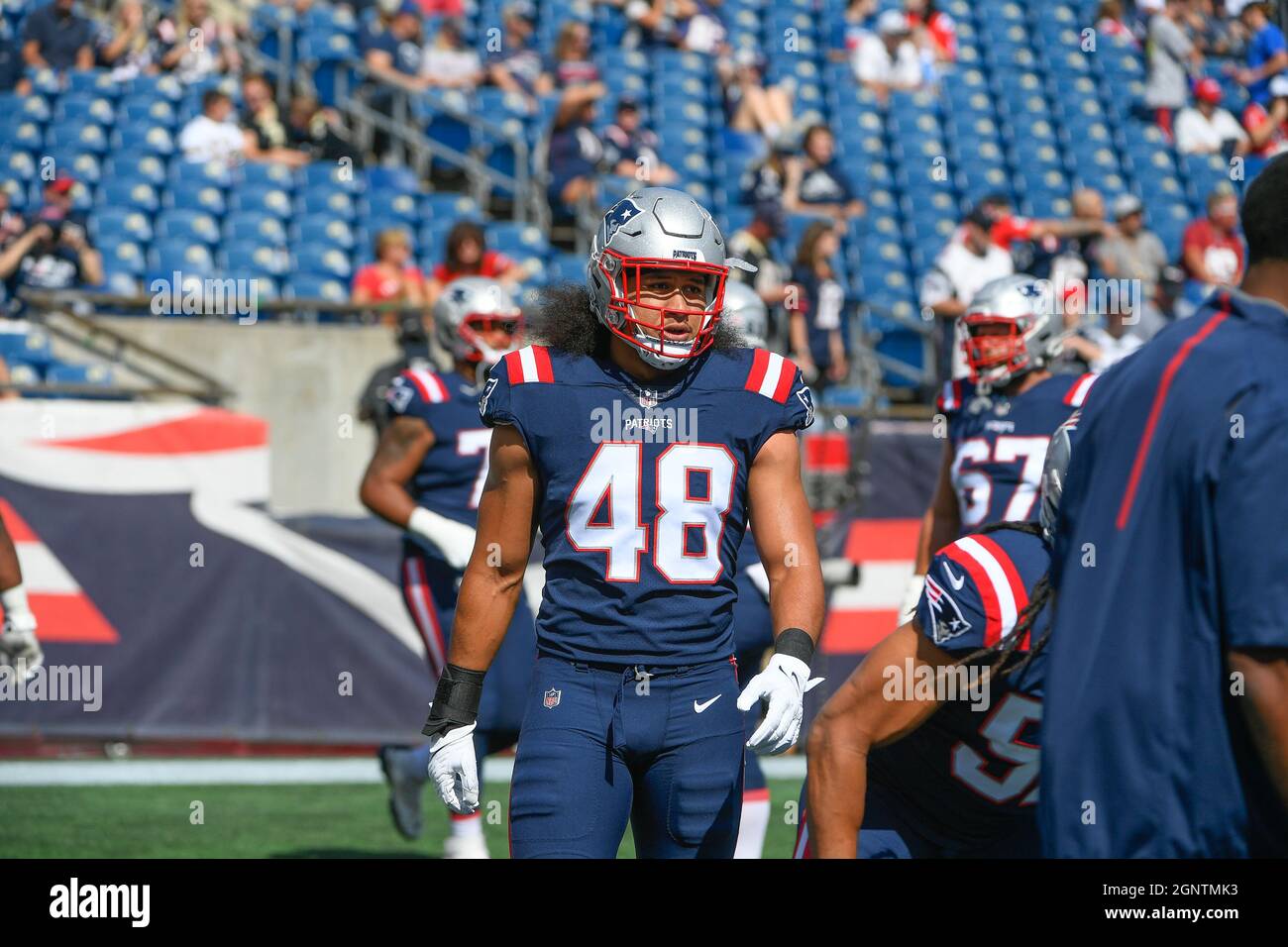Jahlani tavai patriots hi-res stock photography and images - Alamy