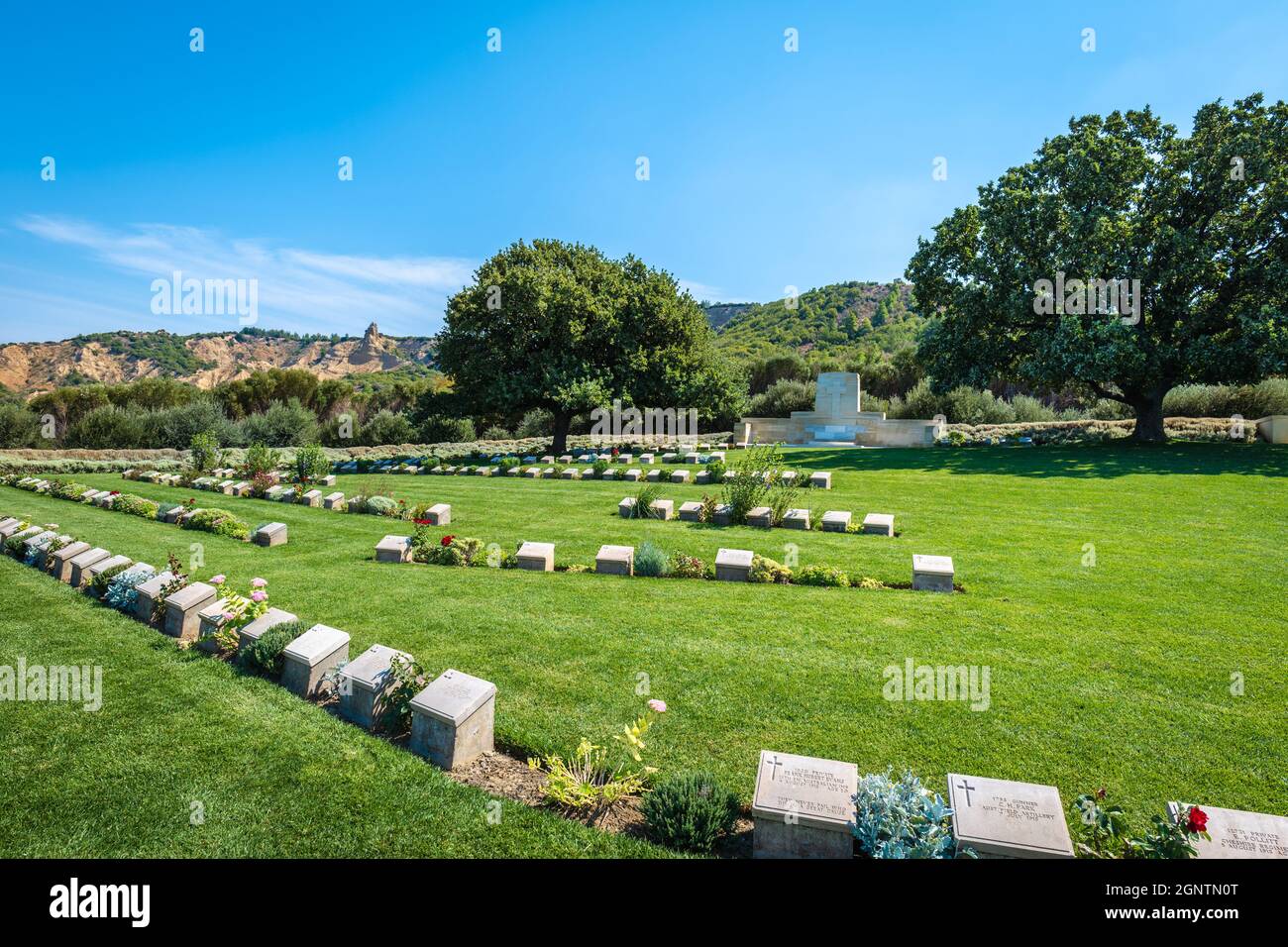 Canakkale, Turkey - September 2021: Ari Burnu war cemetery and memorial ...