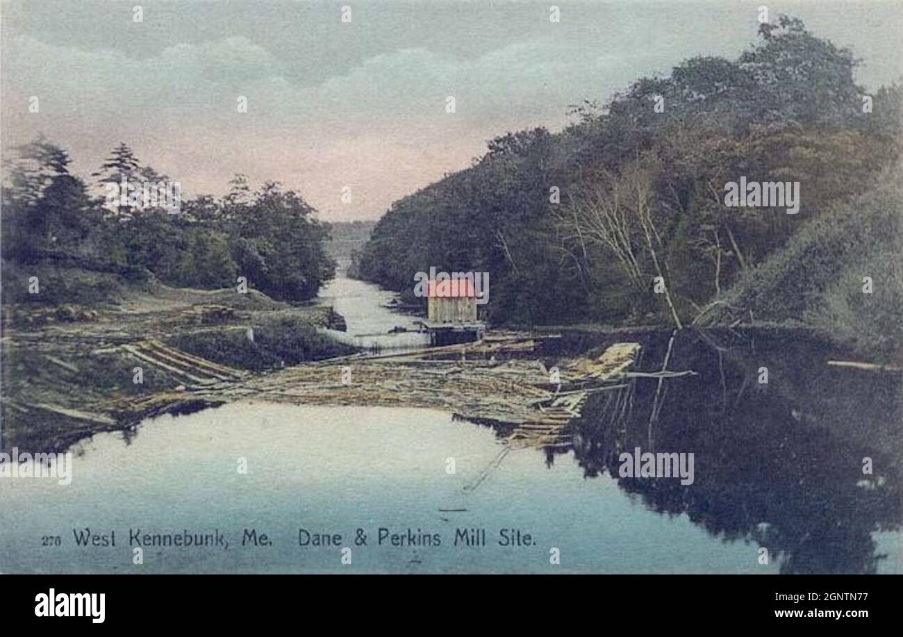 The Mousam River Stock Photo - Alamy