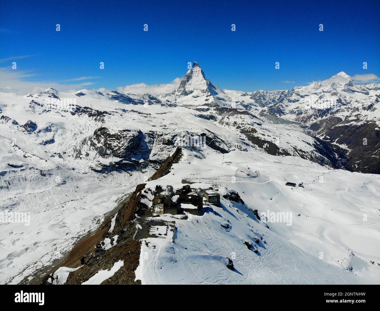 Gornergrat, Zermatt, Matterhorn, Monte Rosa Stock Photo - Alamy