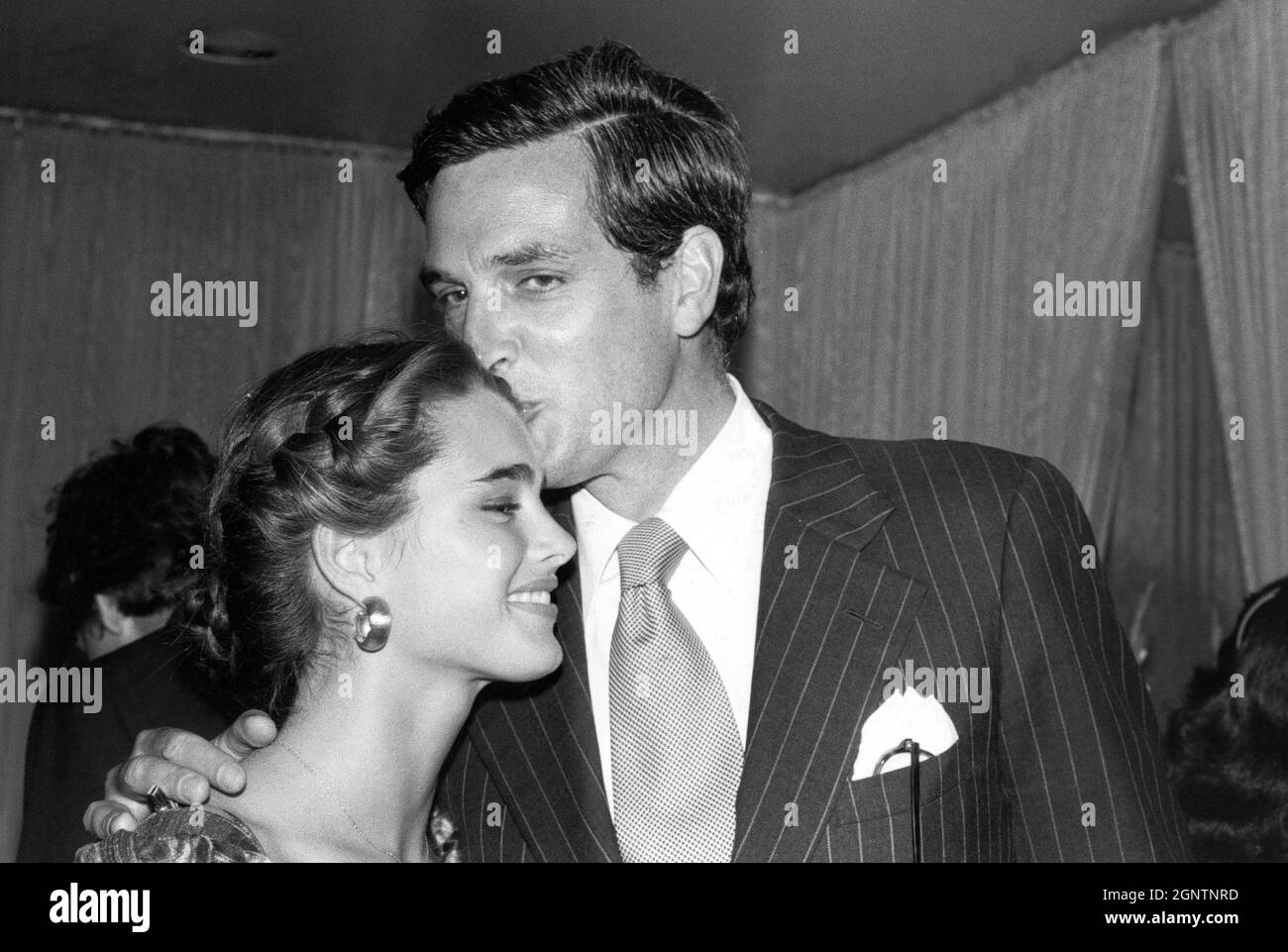 Brooke Shields with father, Frank Shields Opening party for Brooke's ...
