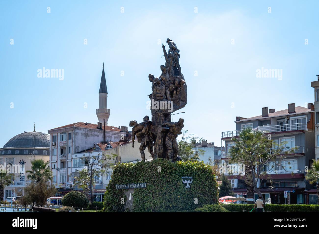 Eceabat, Turkey - September 2021: World War One Memorial in Eceabat ...