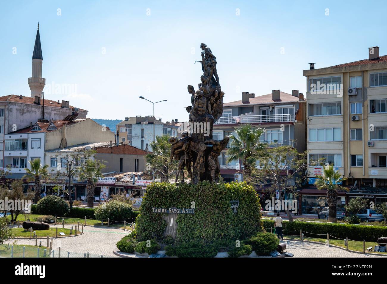 Eceabat, Turkey - September 2021: World War One Memorial in Eceabat ...