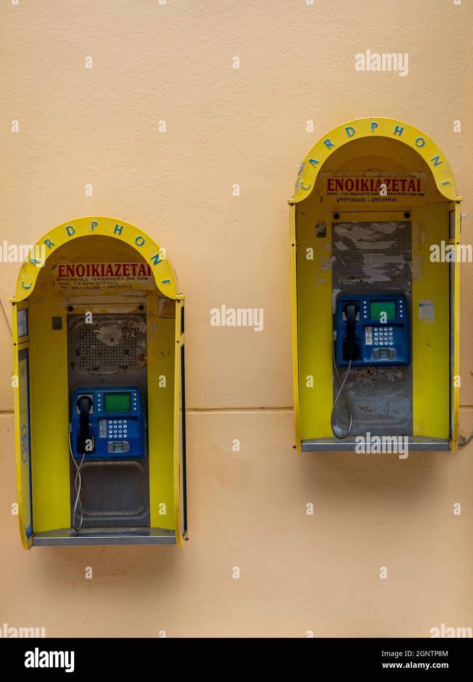 Call box calling cards hi-res stock photography and images - Alamy