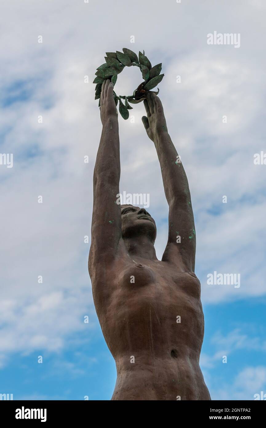 zante town zakynthos solomos square statue of liberty . zante tow ...