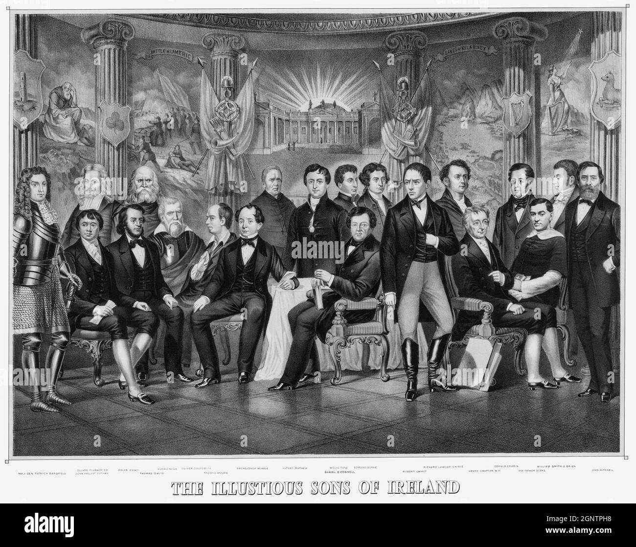 An illustration of Irish Patriots through the ages created by J Donaghy ...