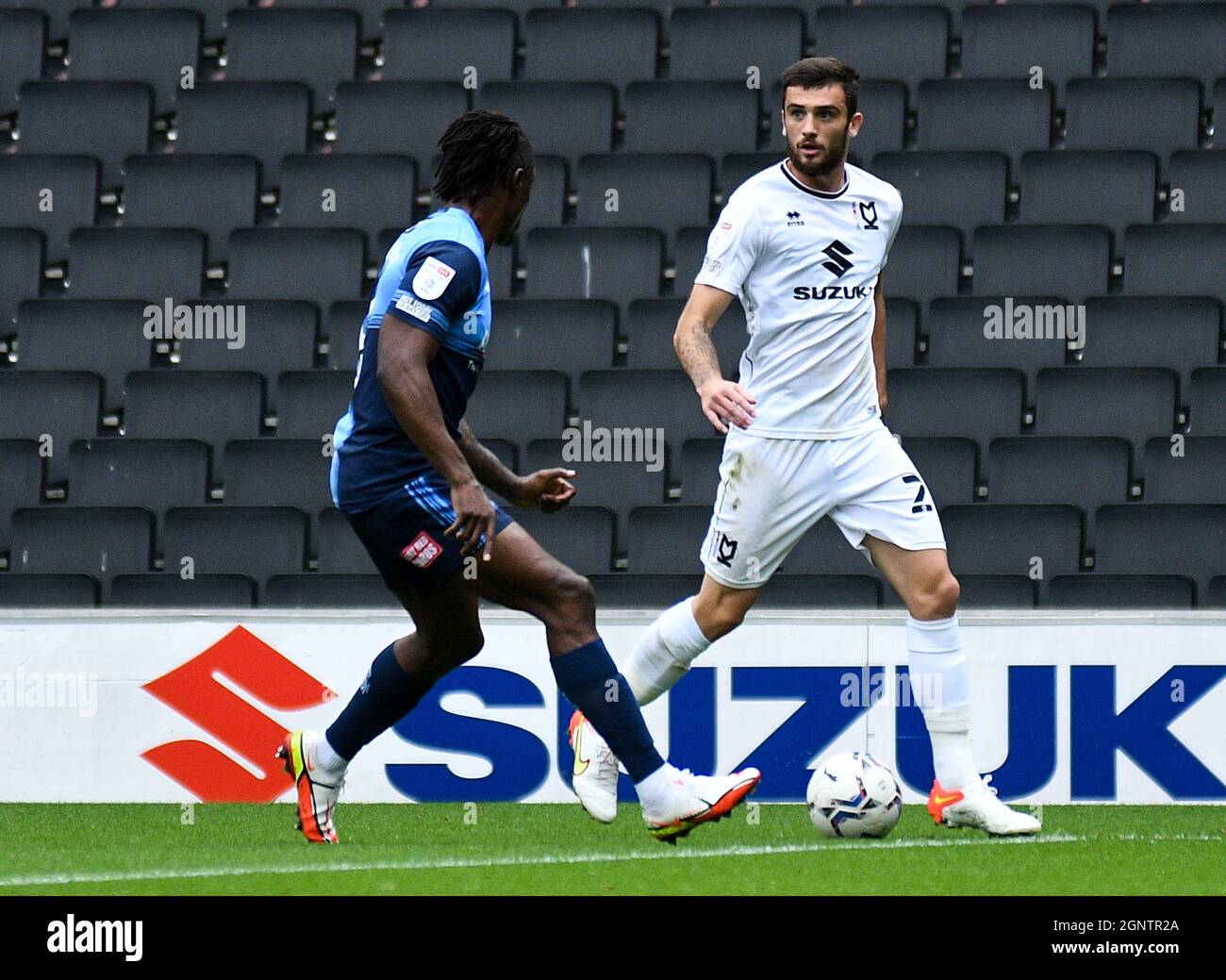 MILTON KEYNES, ENGLAND - SEPTEMBER 25, 2021: Troy Daniel Parrott of ...