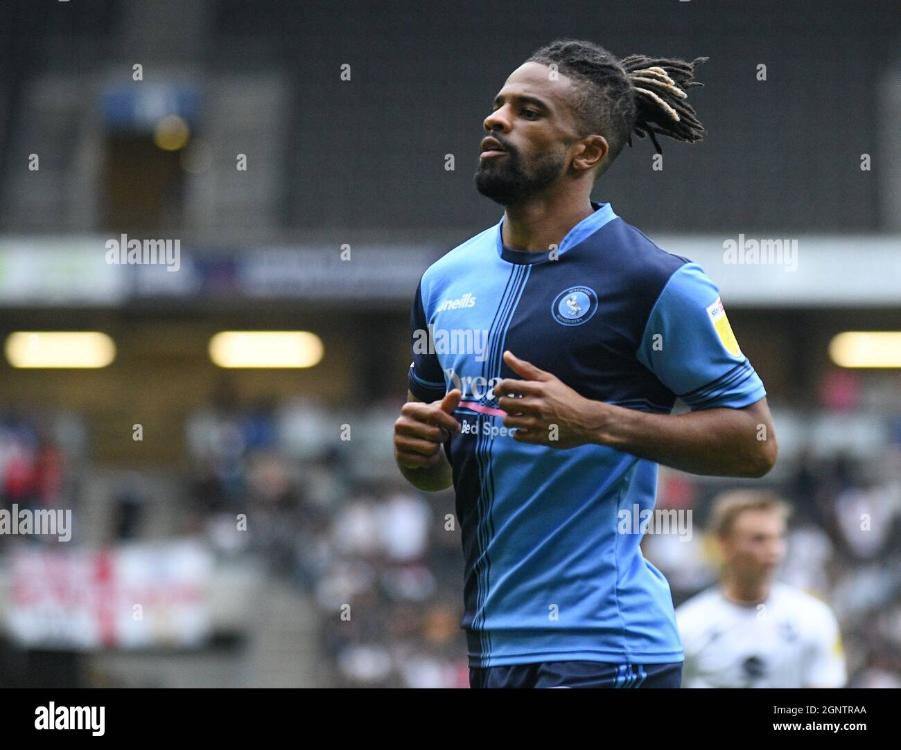 MILTON KEYNES, ENGLAND - SEPTEMBER 25, 2021: Garath James McCleary of ...