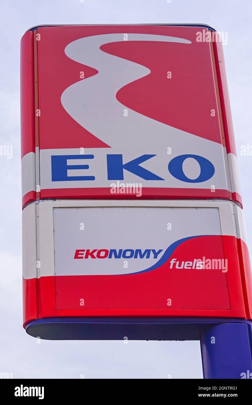 Big oil logo hi-res stock photography and images - Alamy